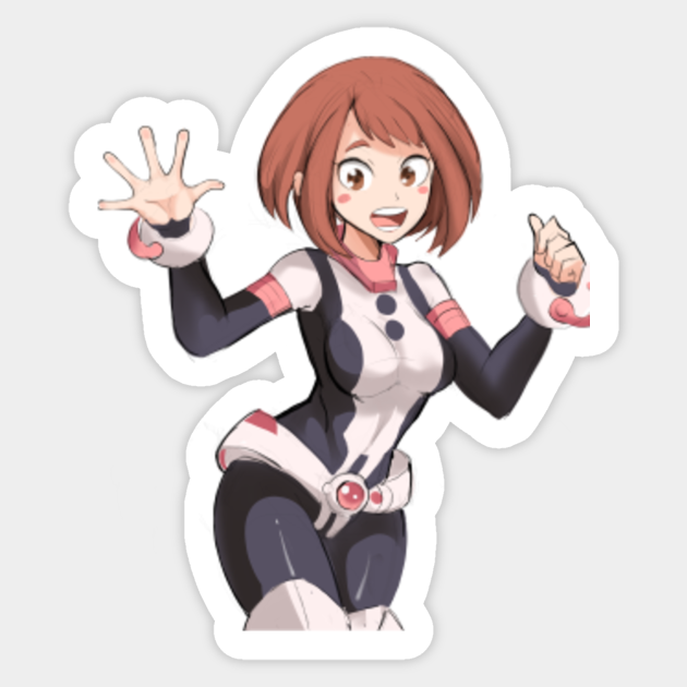Uraraka Ochako Uraraka Ochako Sticker Teepublic